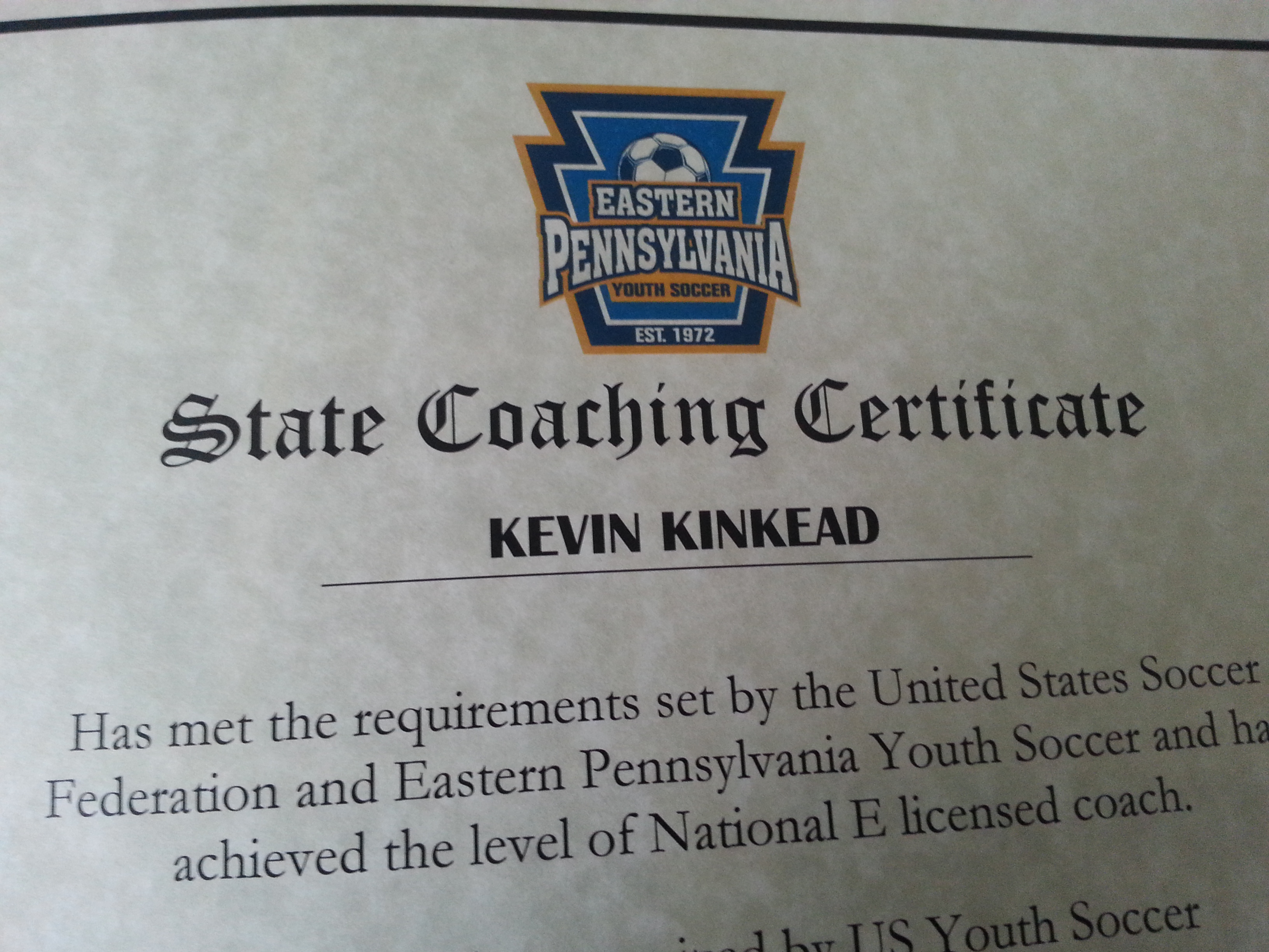 Youth Soccer Coach License at Larry Yockey blog